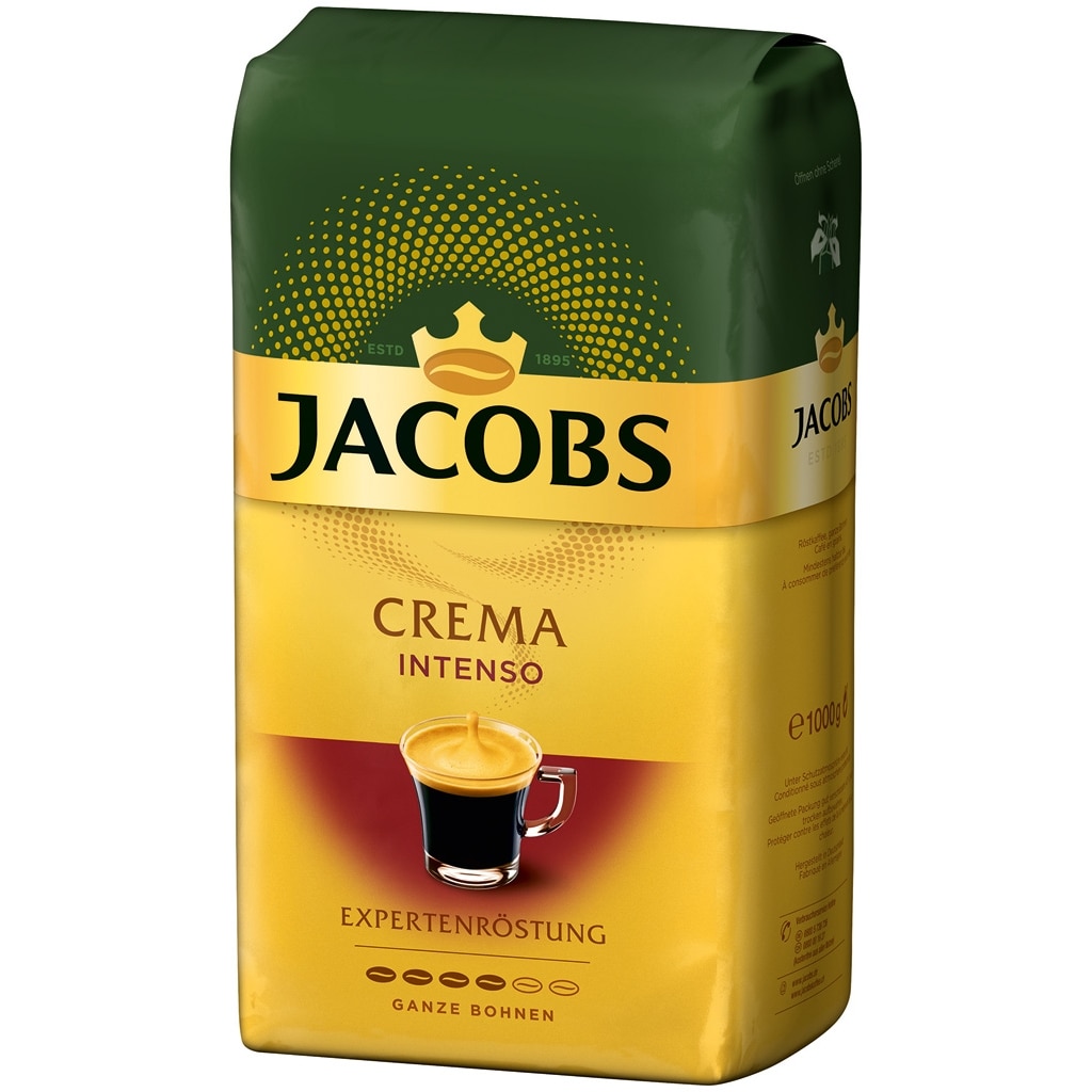 Cafea boabe Jacobs Crema Italiano Expertenrostung, 1 Kg - eMAG.ro