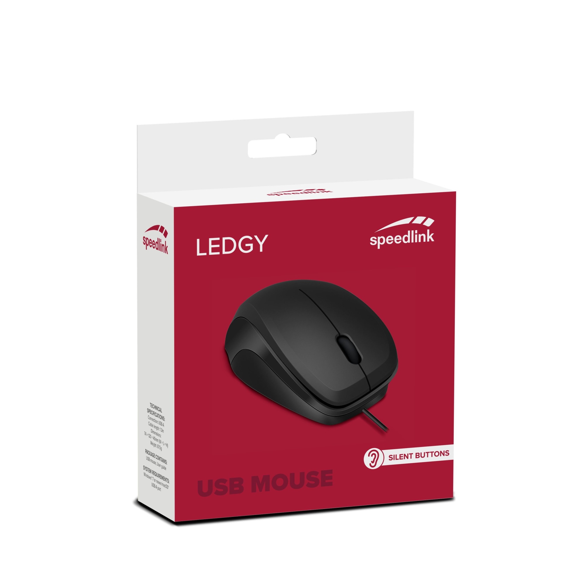 Mouse, SpeedLink, Silentios, Negru - eMAG.ro