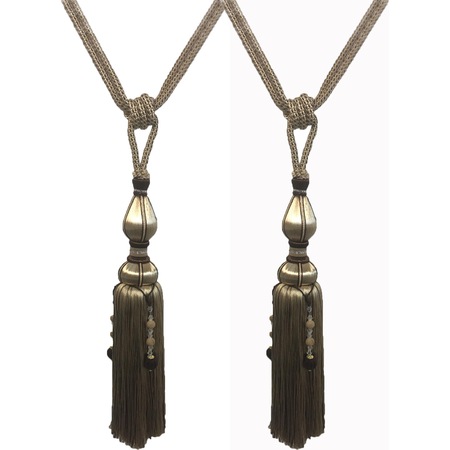 Set doi ciucuri decorativi pentru draperii si perdele - Canafi4 - eMAG.ro