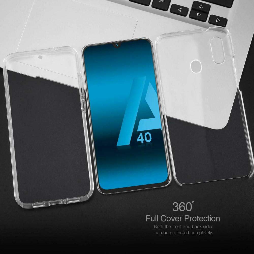 Husa Full TPU 360° (fata + spate) compatibila cu Samsung Galaxy A40 ...