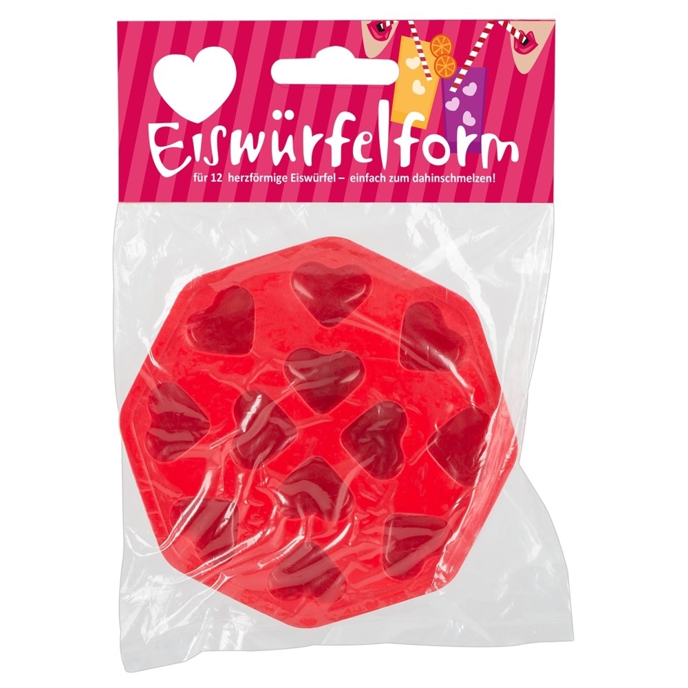 Cutie pentru gheata, forma de inima, 12 bucati - eMAG.ro