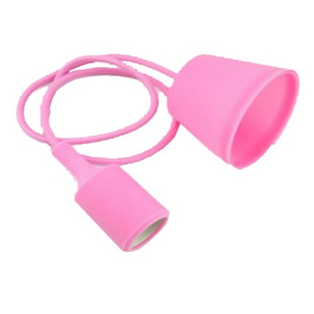 Pendul E27 pentru bec roz 220V - eMAG.ro