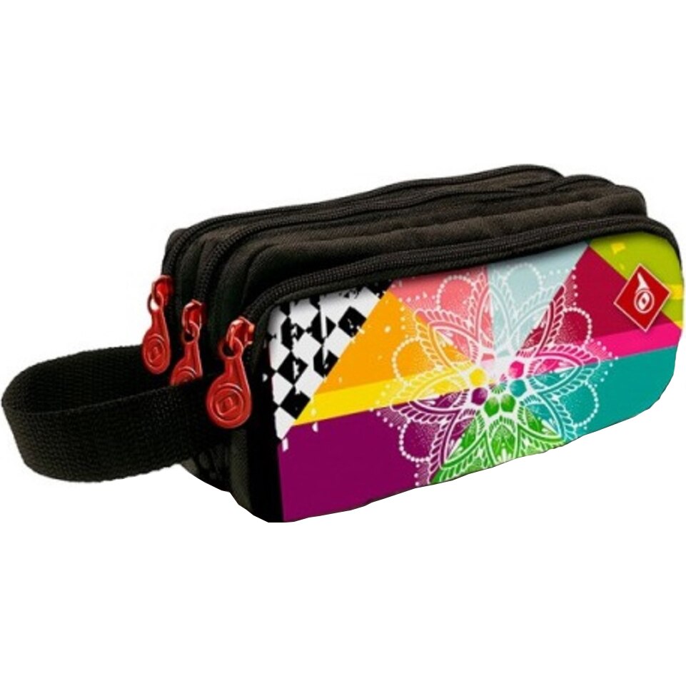 Penar Nikidom Roller XL, Pretty, 3 fermoare, 24 x 10 x 12 cm - eMAG.ro