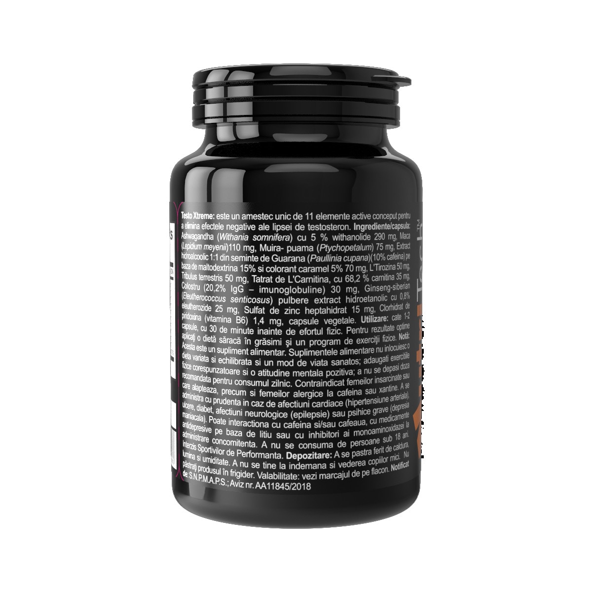 Supliment alimentar Stimulent testosteron Testo Xtreme, Nutritech, 60 ...
