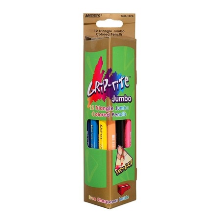 Set creioane colorate Jumbo Marco 12 bucati/set - eMAG.ro
