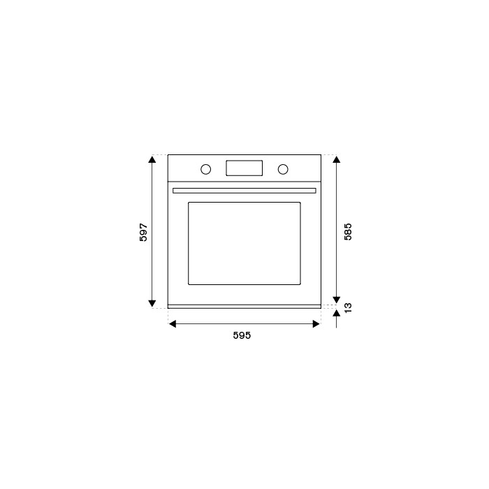 Cuptor incorporabil pe gaz Bertazzoni Futura F605LAGGKXT, 60 cm, 76l ...