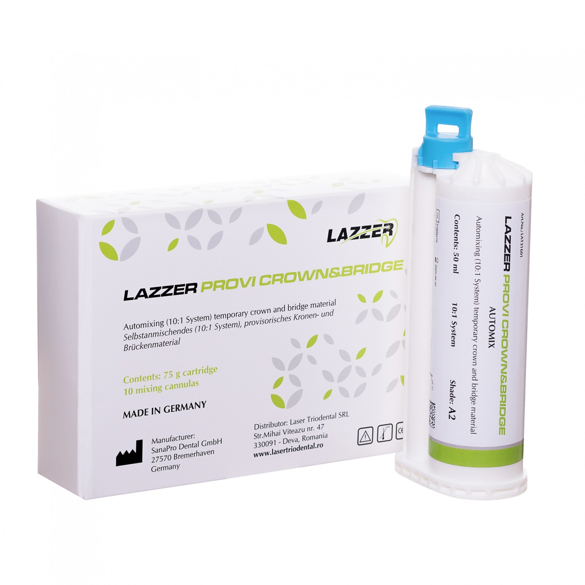 Material Provizoriu Dentar, Lazzer Provi Crown&Bridge A3 - eMAG.ro