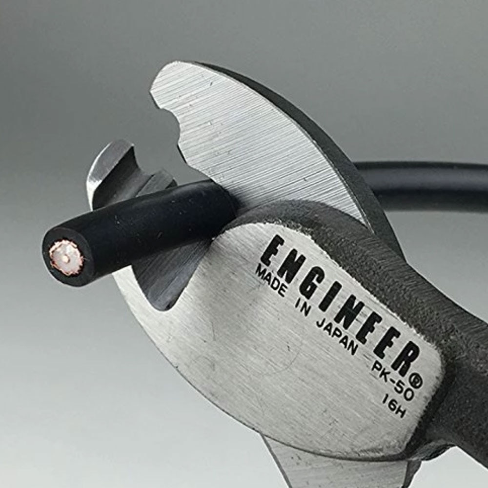 Cleste taiat cabluri ENGINEER PK-50, 164mm, 150g, verde, fabricat in ...