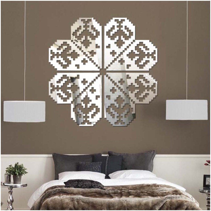 Set oglinzi acrilice decorative 01- motiv traditional romanesc, 80 X 80 ...