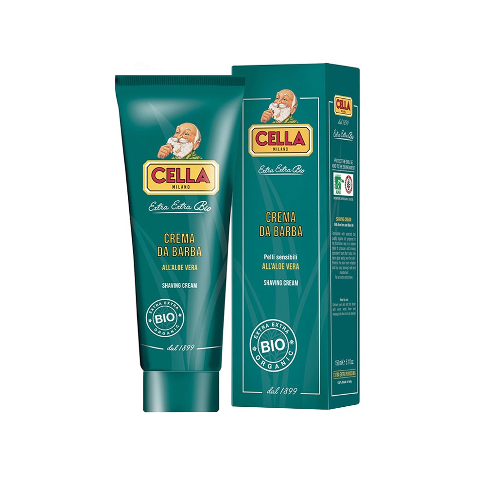 Crema de barbierit Cella Bio Aloe Vera 150 ml - eMAG.ro