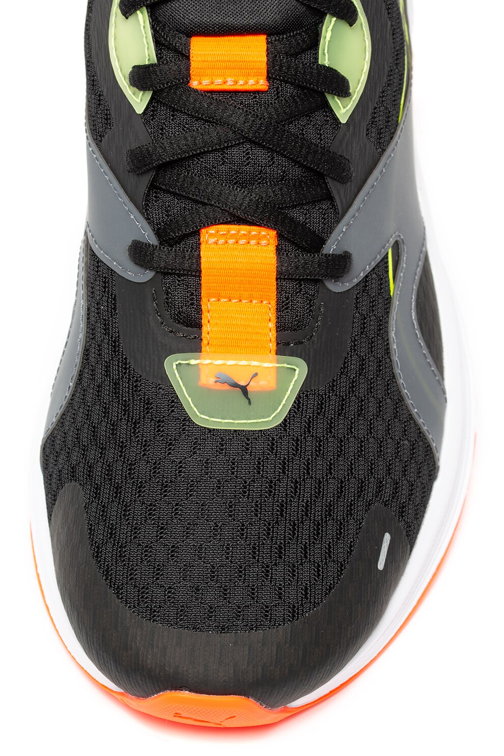 Puma, Спортни обувки Hybrid Fuego, Черен/Електриковооранжев/Тъмносив, 9 ...
