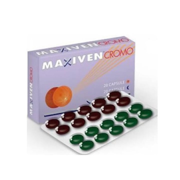 Maxiven Cromo 10 + 10 capsule - eMAG.ro
