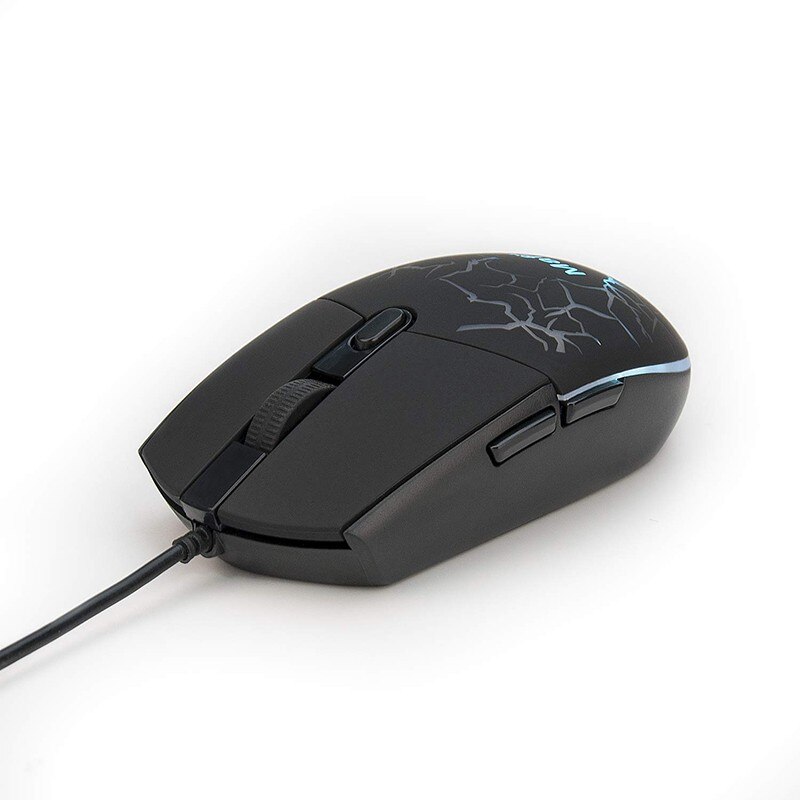 Kit tastatura si mouse gaming, Mafiti Rii Tek, iluminate 7 culori ...
