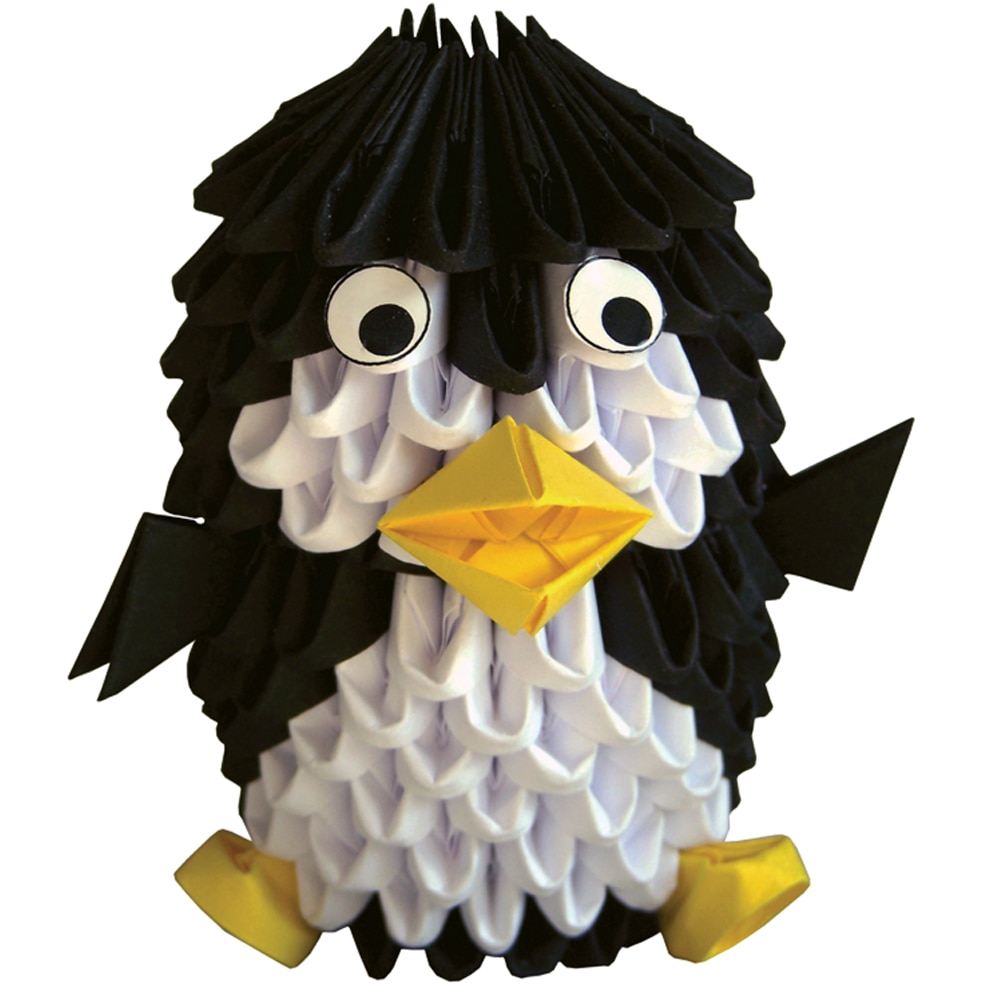 Kit modular de origami ModuGami XL Easy Fold Penguin, ATH Press - eMAG.ro