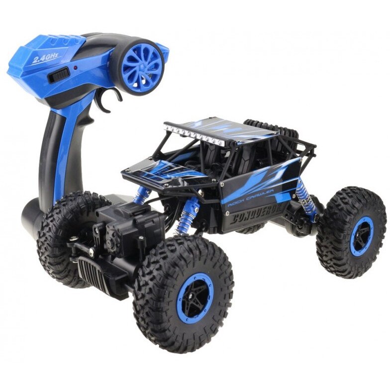 Rock Crawler 4WD 1:18 RTR 2,4 GHz távirányítóval - kék - eMAG.hu