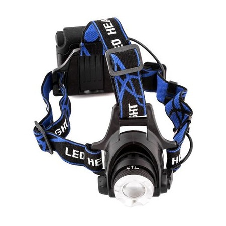 Lanterna pe cap 5W Entac Led 600 lumeni 4xAA + zoom - eMAG.ro
