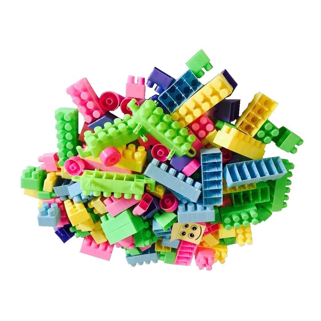 Joc cuburi 130 piese in cutie din plastic cu capac - eMAG.ro