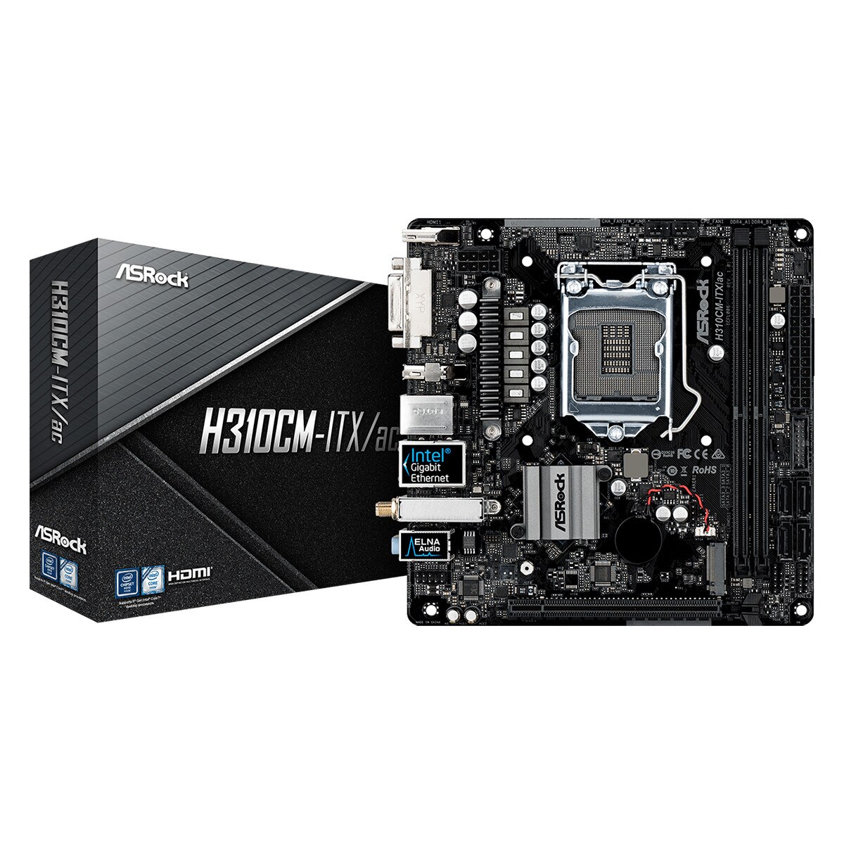 Дънна платка ASROCK H310CM-ITX/AC H310CM-ITX/AC/H310CM-ITX/AC EoL - eMAG.bg