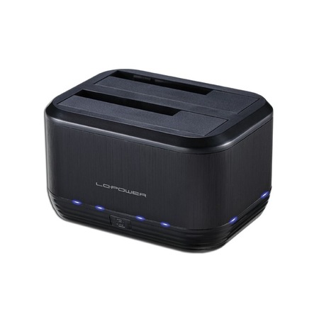 Кутия за твърд диск LC Power, USB 3.0, 2.5/3.5 инча, черен - eMAG.bg