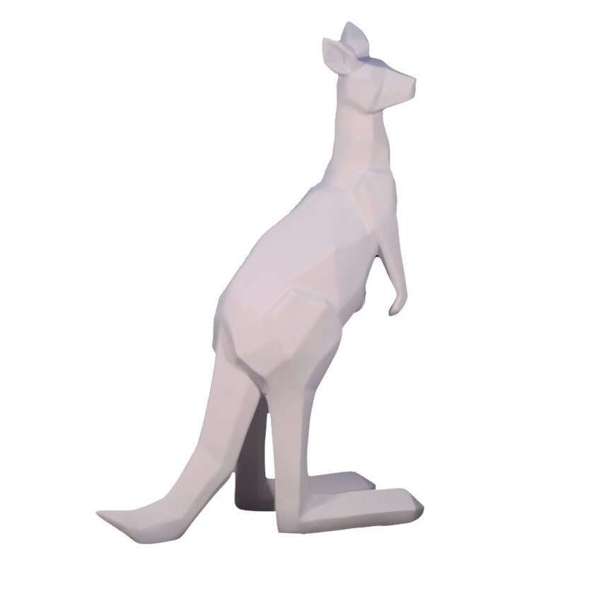 Statueta Cangur, Alb, Rasina, 43,5 cm - eMAG.ro