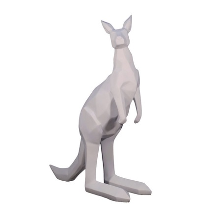 Statueta Cangur, Alb, Rasina, 43,5 cm - eMAG.ro