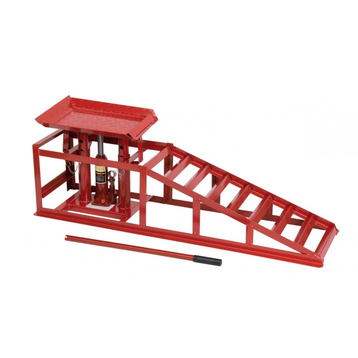 Set rampa auto cu elevare hidraulica 2T - eMAG.ro