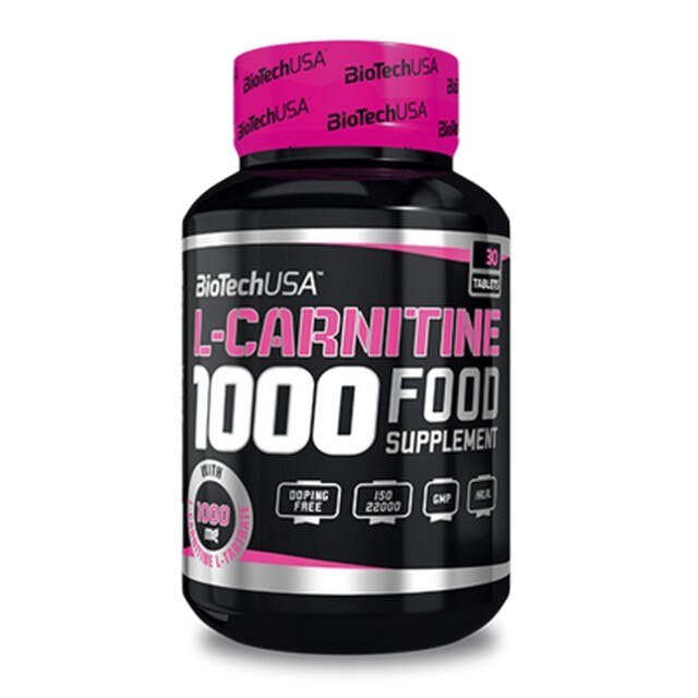 Biotech USA L-Carnitine 1000mg - 30 tabletta - eMAG.hu