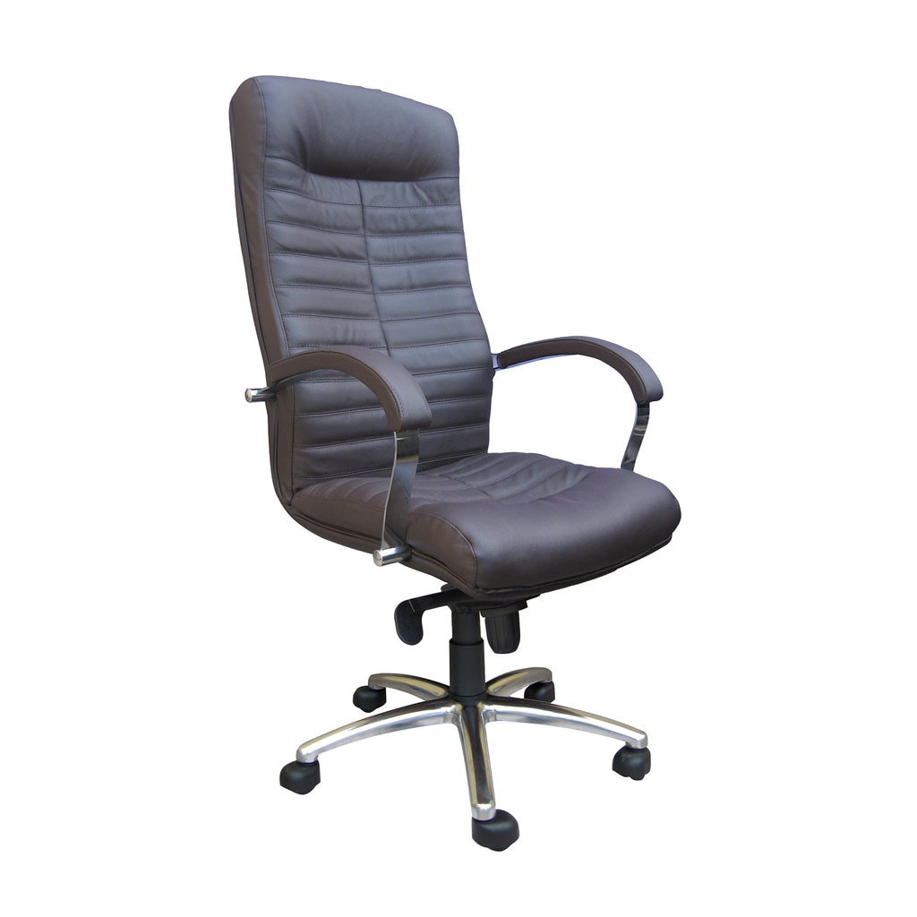 Scaun directorial SENNA, Maro inchis piele naturala - eMAG.ro