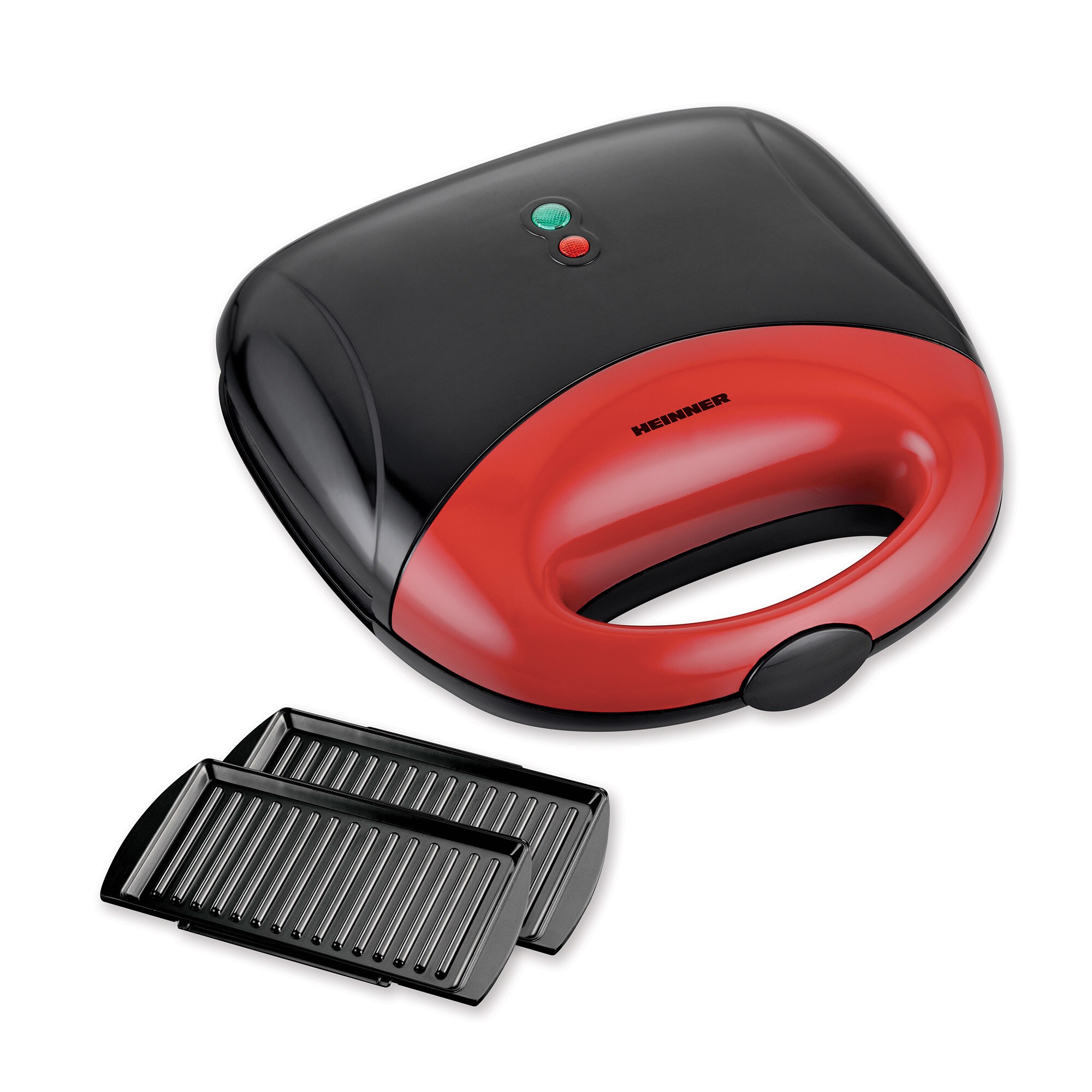 Sandwich maker Heinner SM-700BKR, 750 W, placi antiadezive fixe tip ...