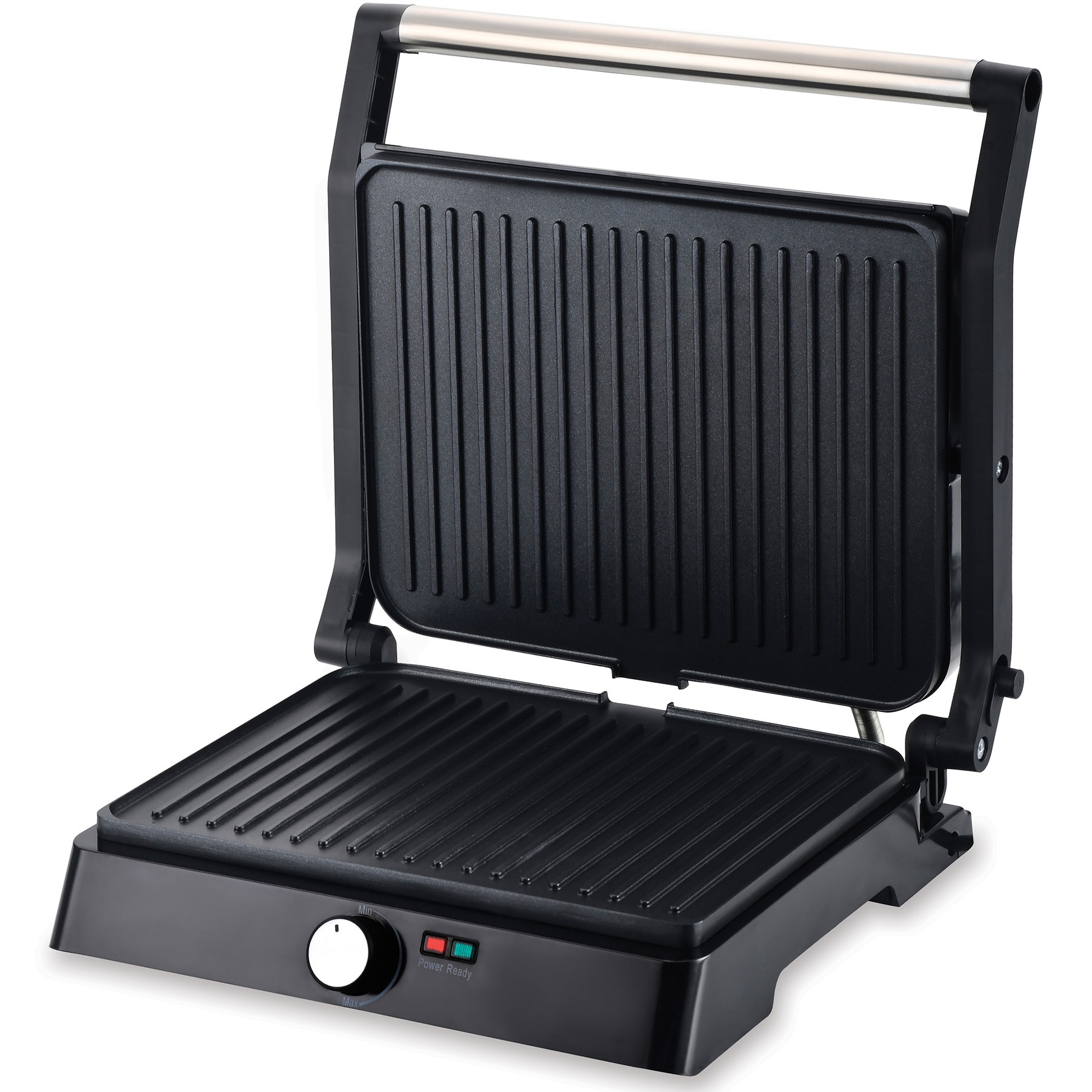 Gratar electric Heinner HEPG-F2000BKSS, placi fixe antiadezive ...