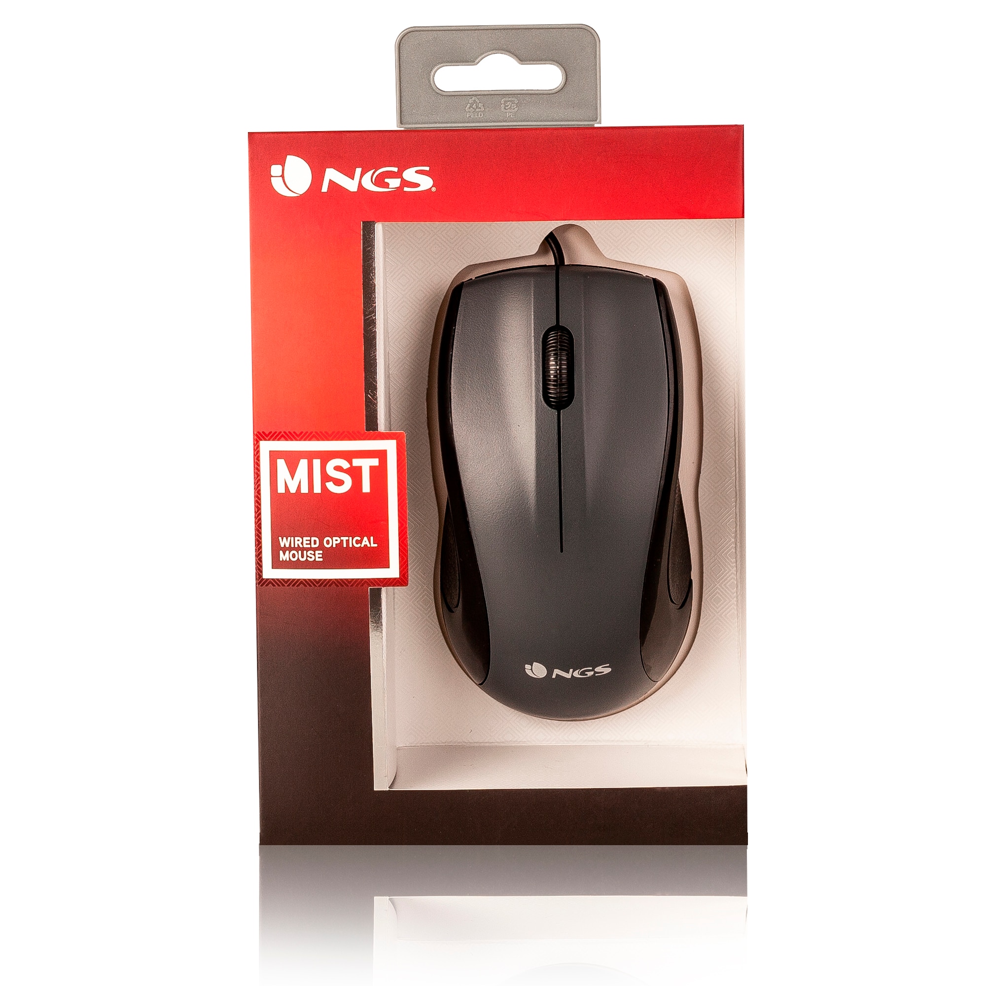 Мишка USB 1000 dpi черна Ngs - eMAG.bg