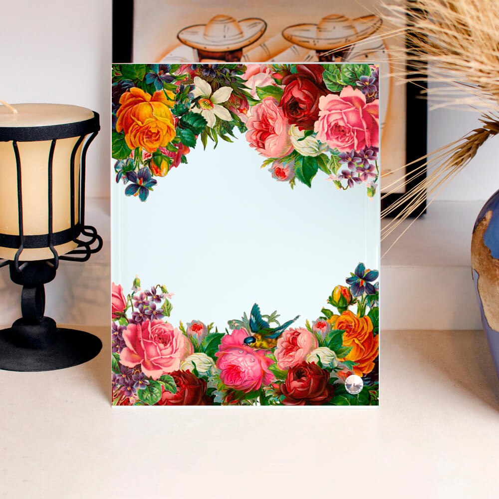 Suport de sticla personalizat cu poza ta in chenar #92, Toto Print, 18 ...