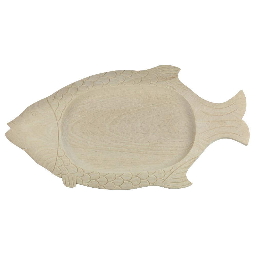 Platou forma PESTE, tava de servire, lemn masiv, rustic - eMAG.ro