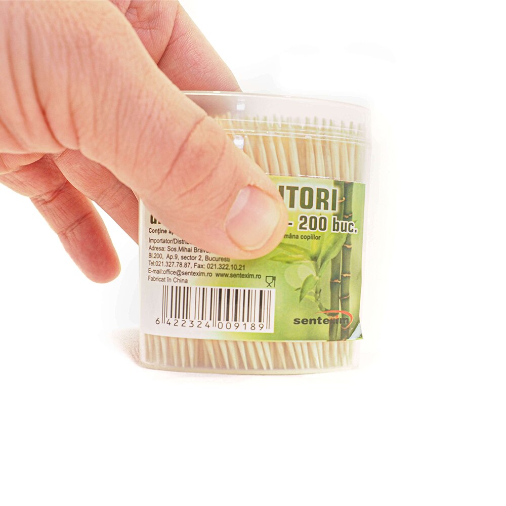 Scobitori bambus Gemma 200 buc - eMAG.ro