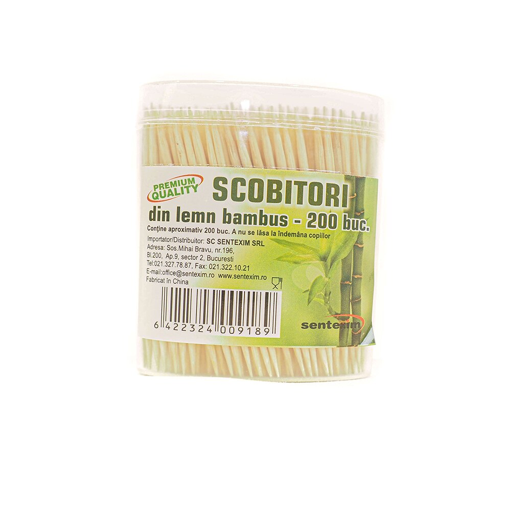 Scobitori bambus Gemma 200 buc - eMAG.ro