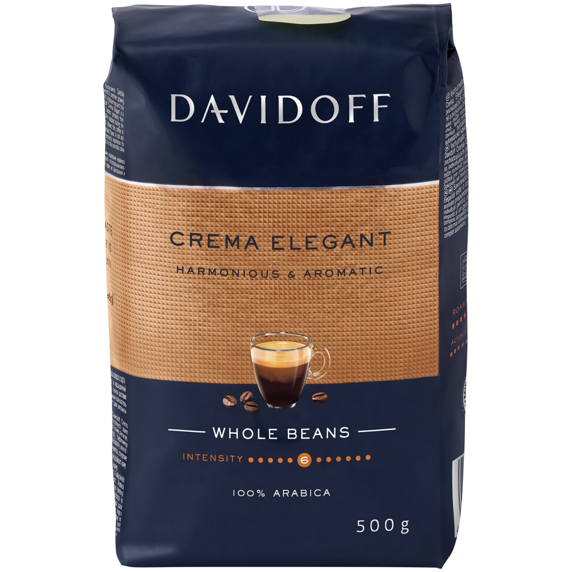Cafea boabe, Davidoff Café Crema Elegant, 500 g - eMAG.ro