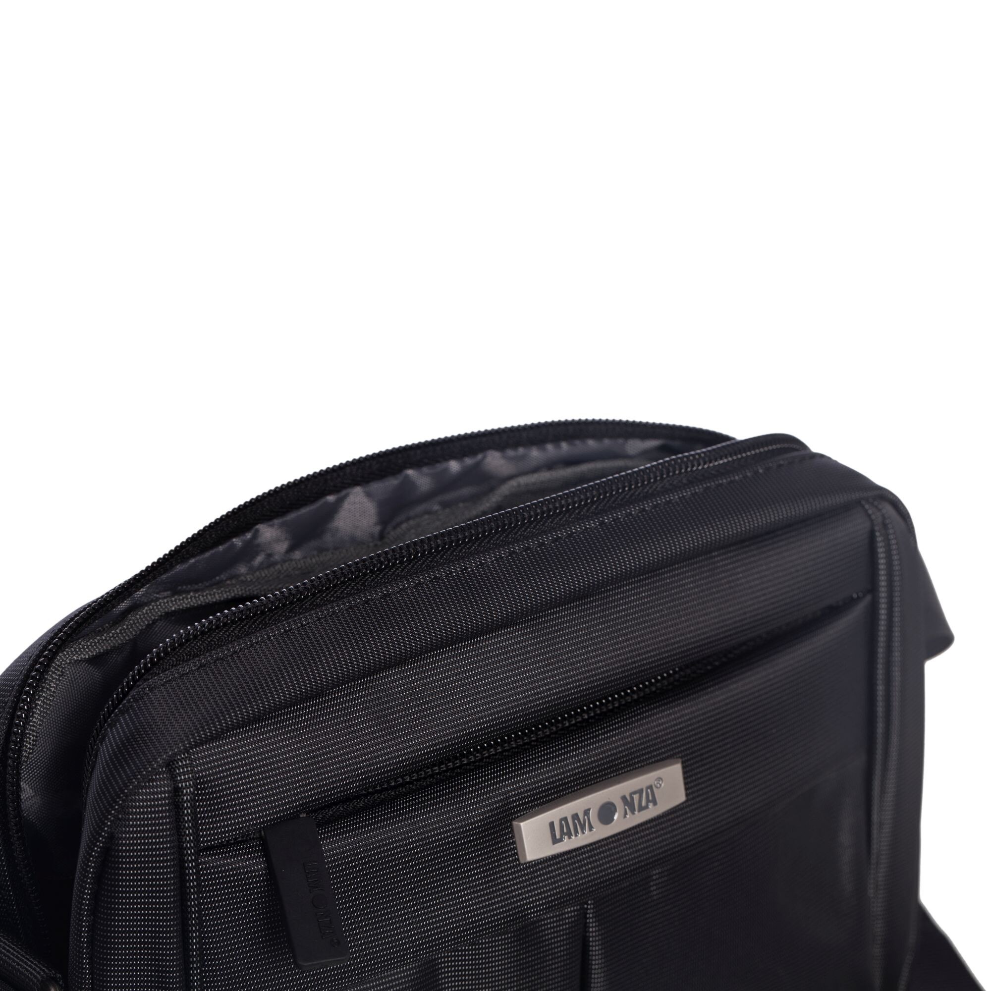 Geanta umar Lamonza Ego 22x16x5 cm gri inchis - eMAG.ro