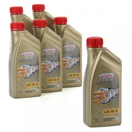 Pachet 6 Buc Ulei motor Castrol Edge LL04 5W-30 1L - eMAG.ro