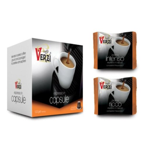 Pachet Verzi Caffe Cafea naturala Columbia, amestec 50% arabica cu 50% ...