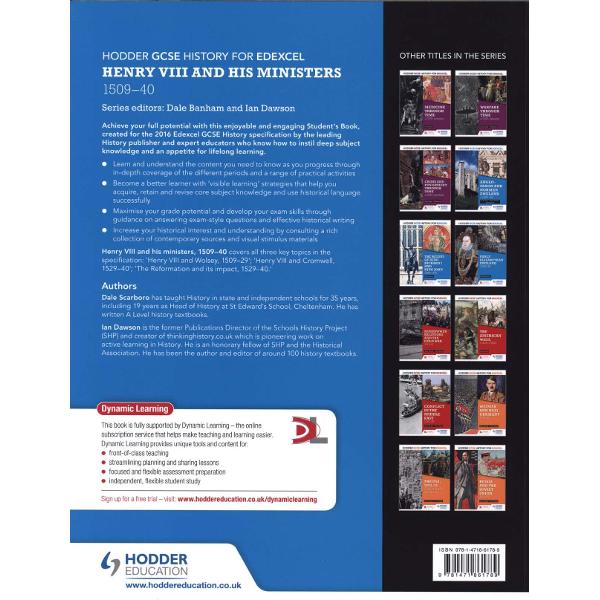 Hodder GCSE History for Edexcel: Henry VIII and His Minister - Dale ...