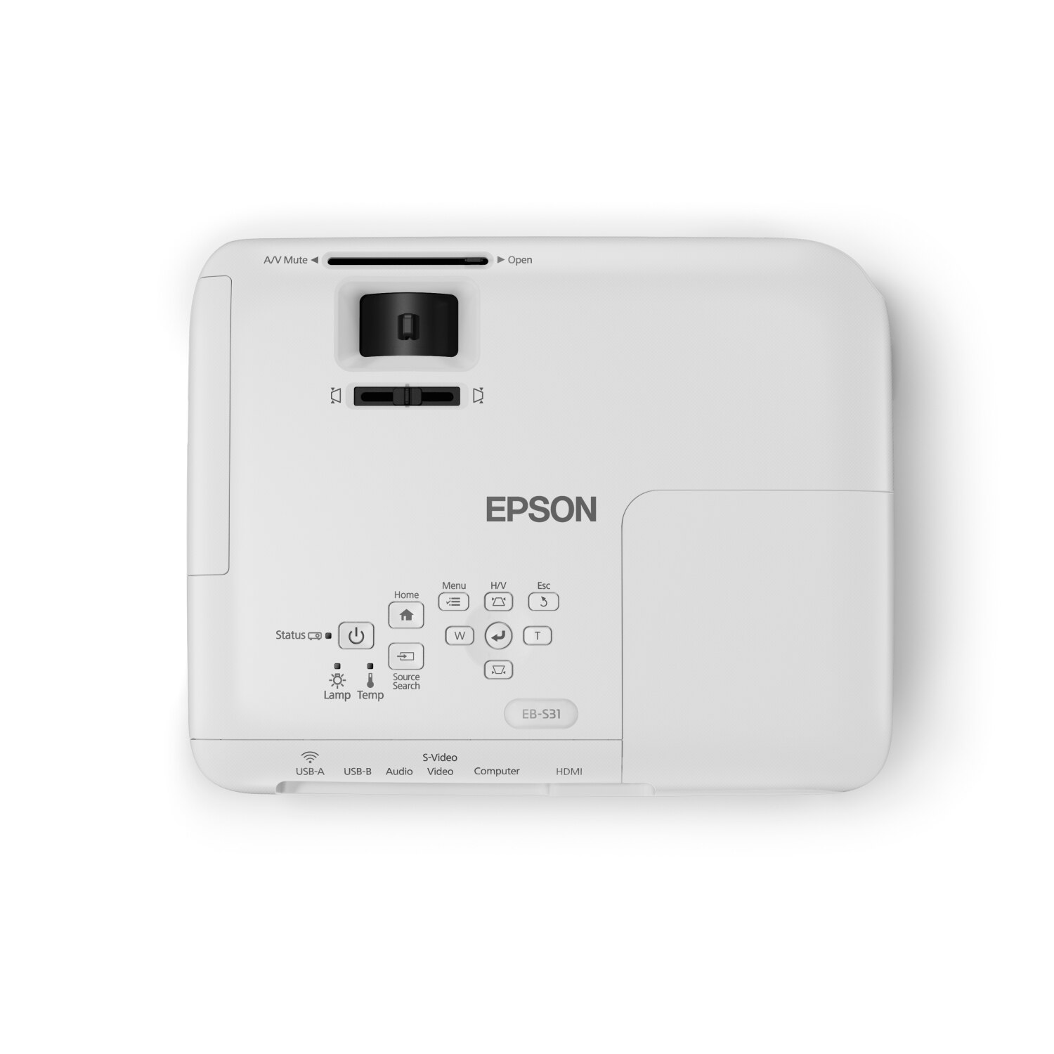 Videoproiector Epson EB-S31, SVGA, 3LCD, 3200 lumeni, Alb - eMAG.ro