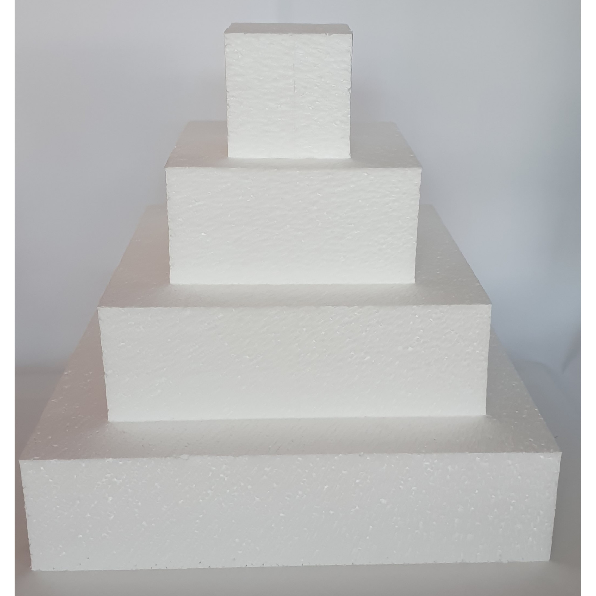 Macheta patrata tort, VALITIME VDR, 4 etaje poliester, 40x30x20x10 cm ...