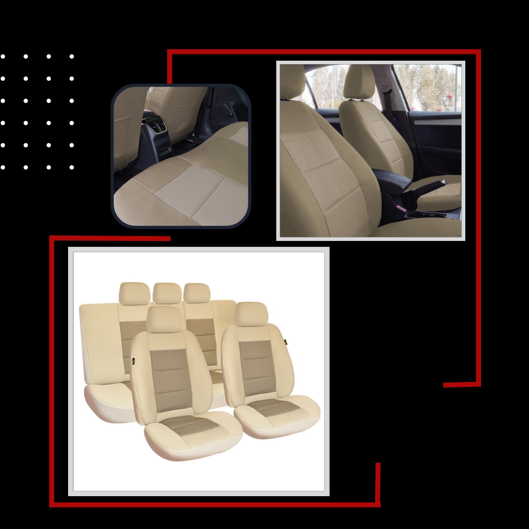 Set huse scaune auto Smartic®, Premium Lux, 11 piese, compatibile cu ...