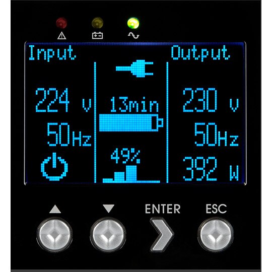 UPS AEG Protect C. 1000VA/ 800W, Online, Tower ТЗИ, LCD - eMAG.bg