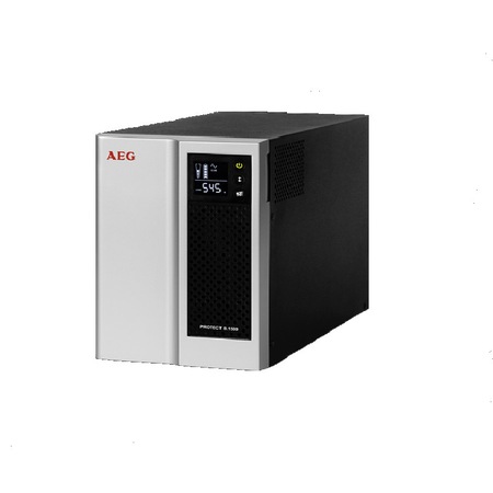UPS AEG Protect B. 1000VA / 700W, Tower ТЗИ, LCD - eMAG.bg