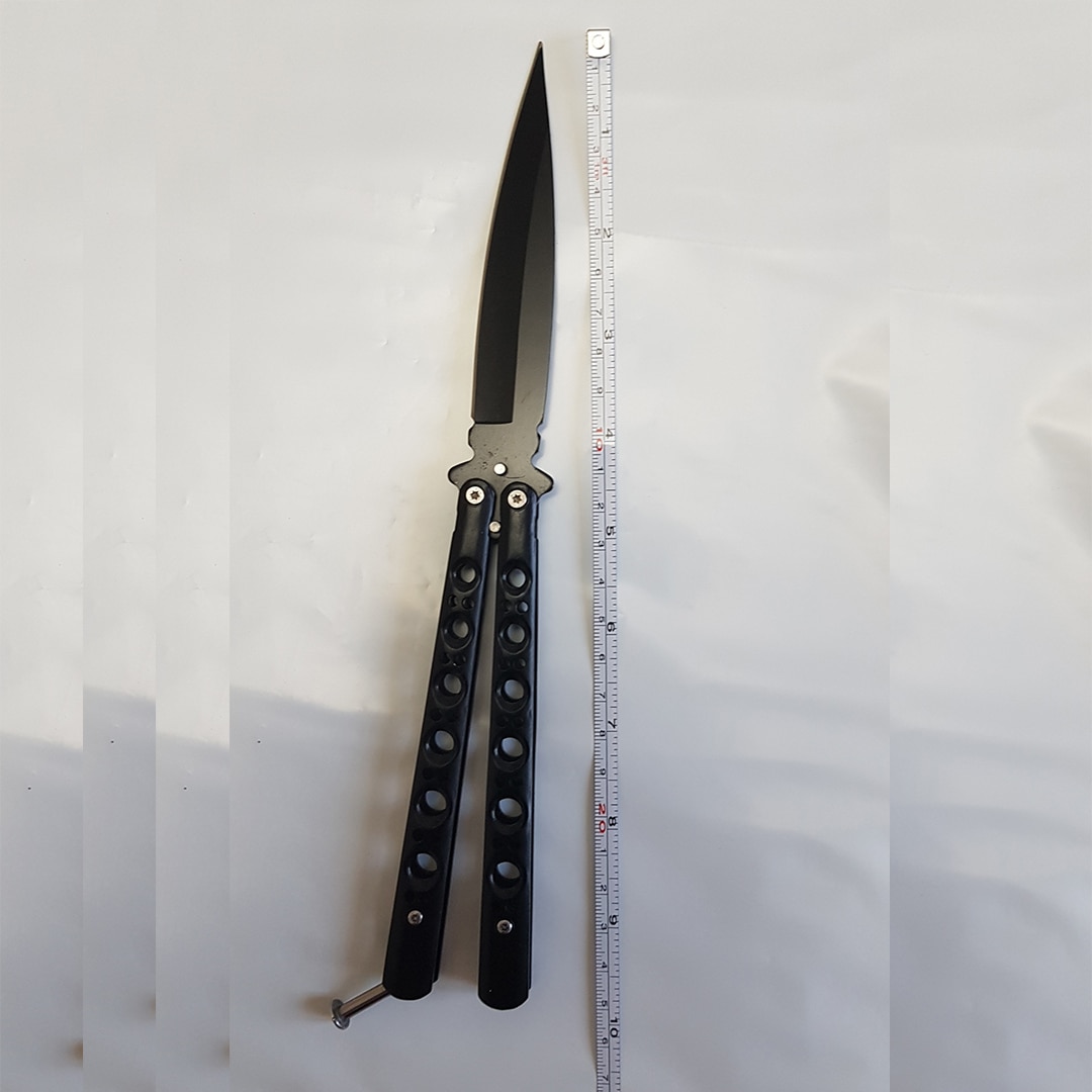 Комплект за самозащита, Butterfly Balisong CS:GO Knife Black и ...