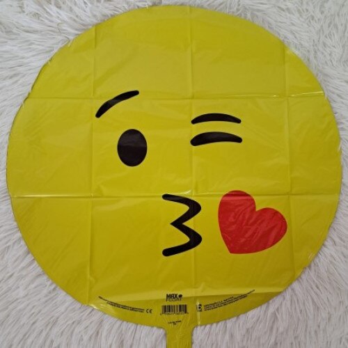 Balon folie Emoji Kiss / Pupic, Sarut 45cm - eMAG.ro