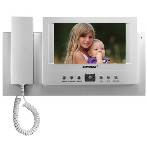 Videointerfon de interior Commax CAV-72B, 7 inch, 128 imagini, aparent ...