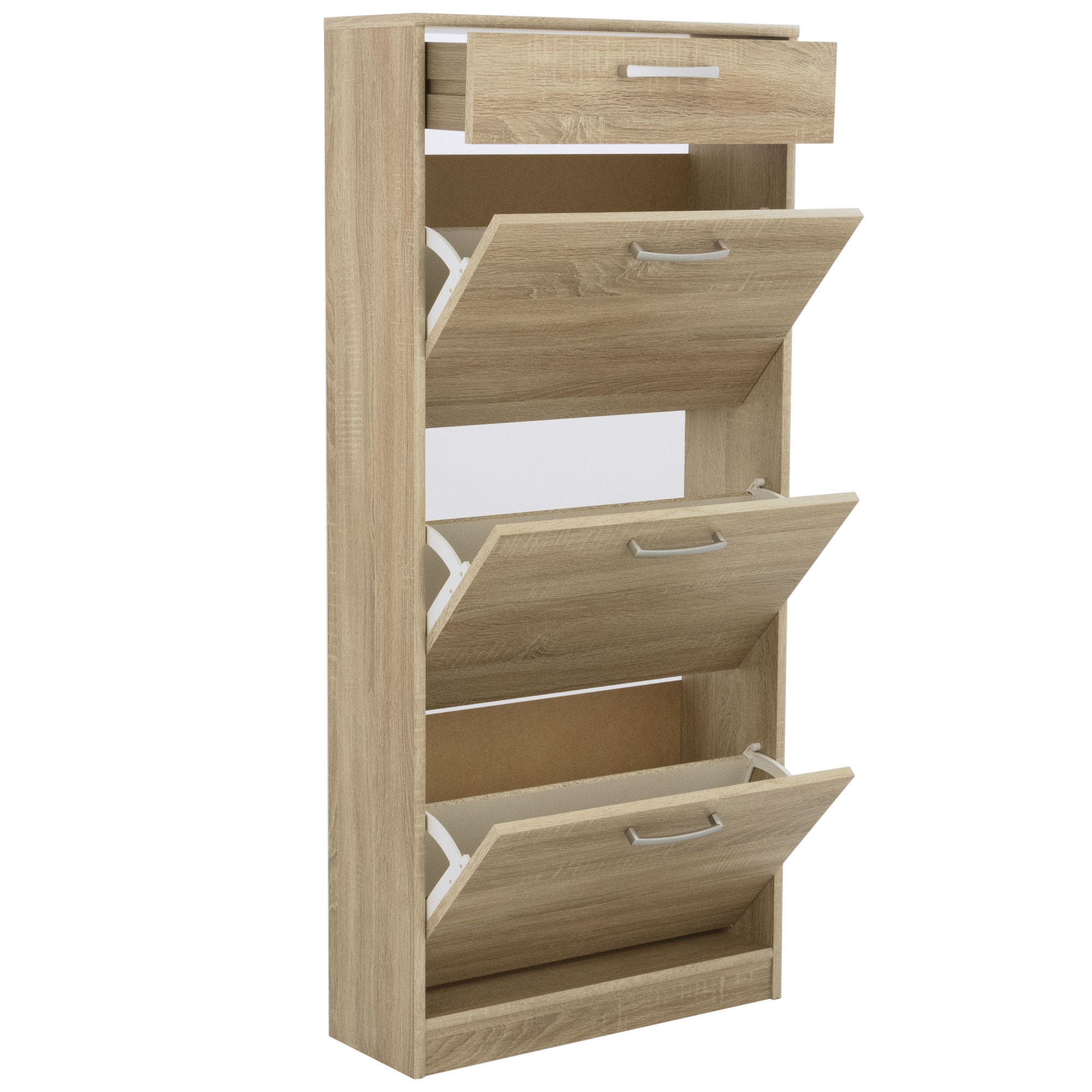 Pantofar/Dulap incaltaminte Kring Bright, 58.2x127x20,4, stejar sonoma ...