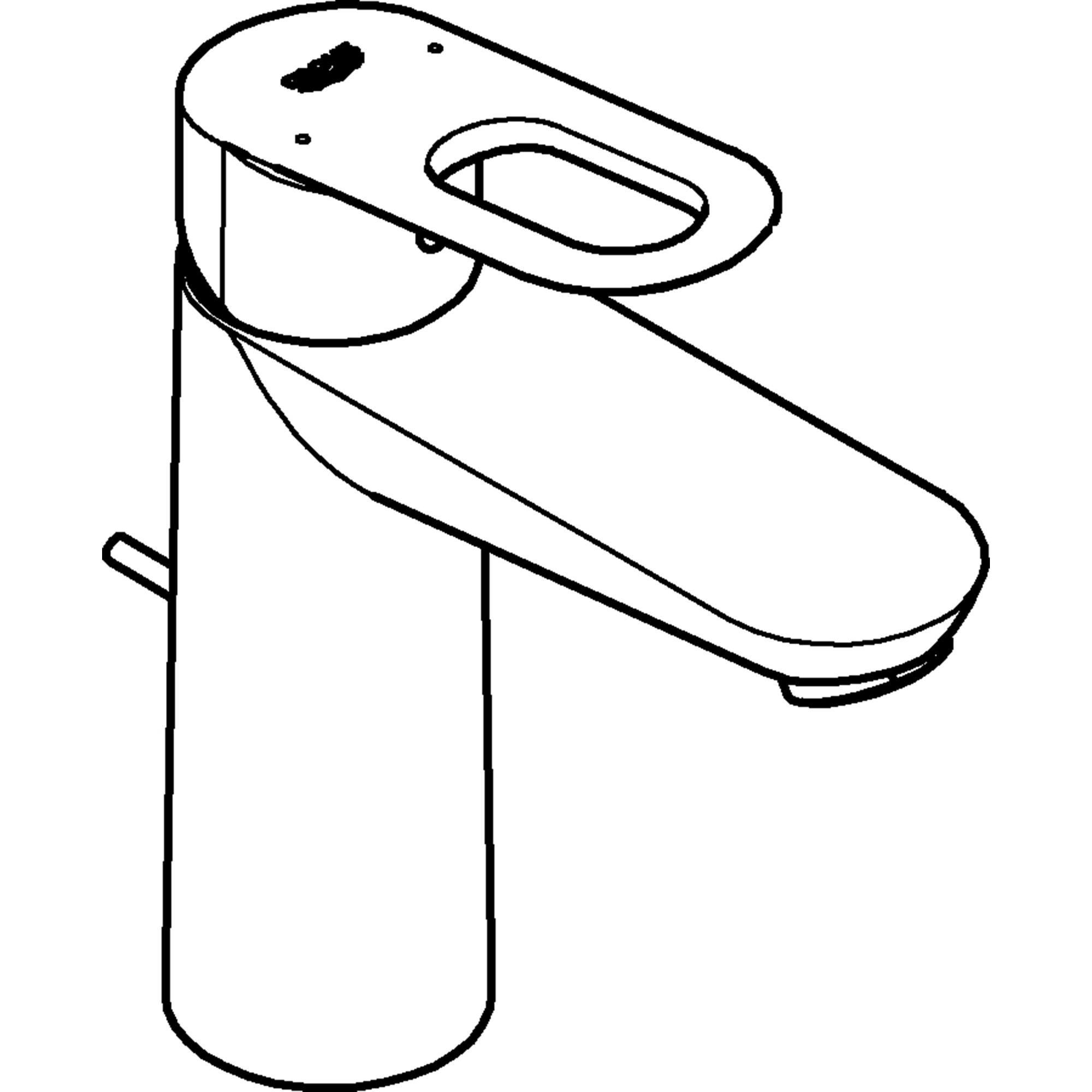 Смесител за мивка Grohe Bauloop 23762000, Размер M, Едноръкохватков, 3/ ...